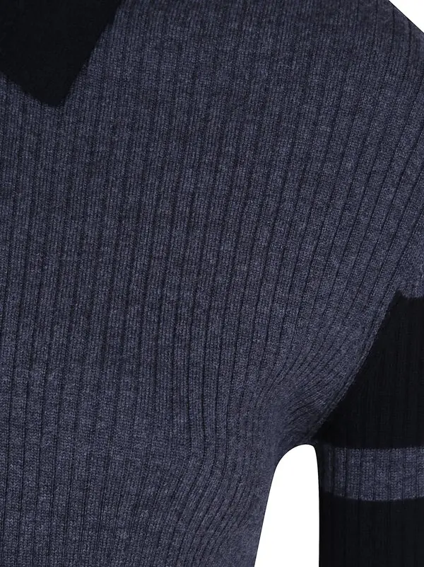 Mantū Striped Sleeve Sweater