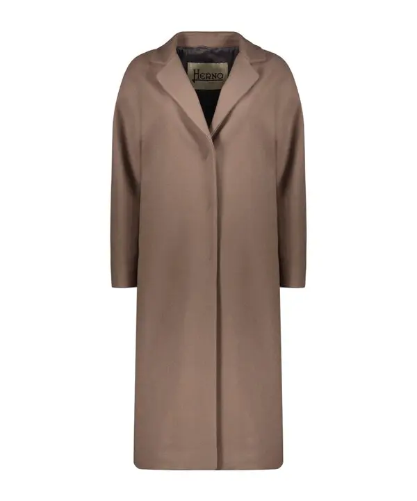 Herno Lapel-collar Button-up Coat