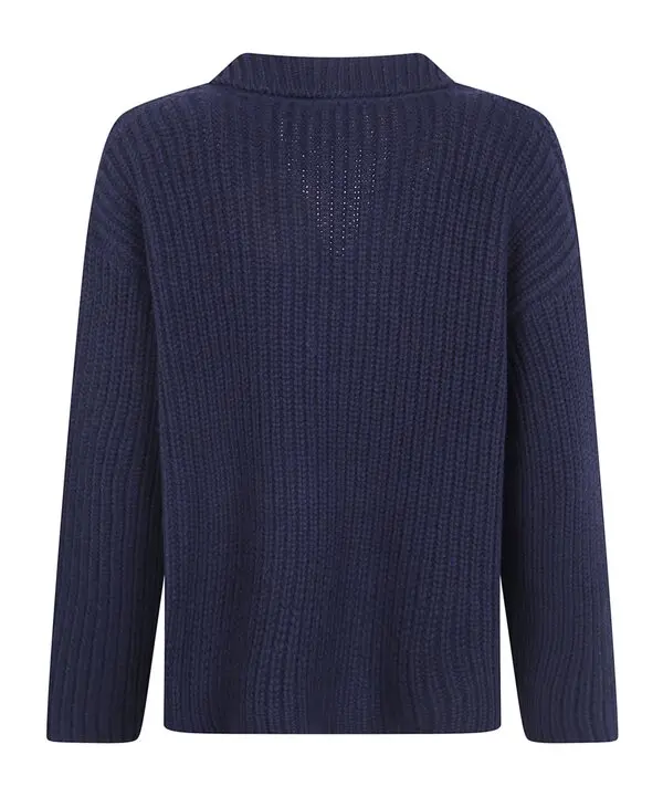 ANNECLAIRE Double Breasted Knitted Jacket