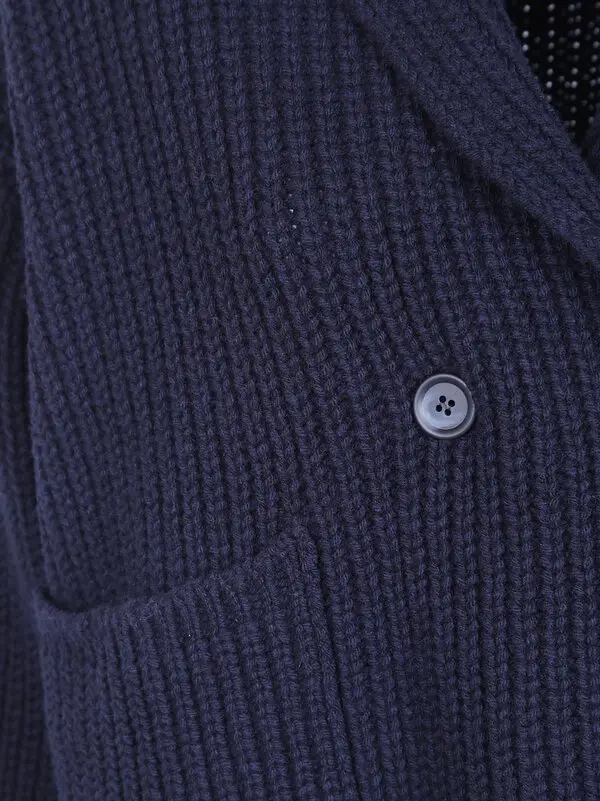 ANNECLAIRE Double Breasted Knitted Jacket
