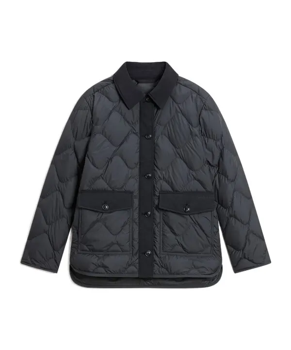 Woolrich Heritage Quilted Stand-up Collar Jacket