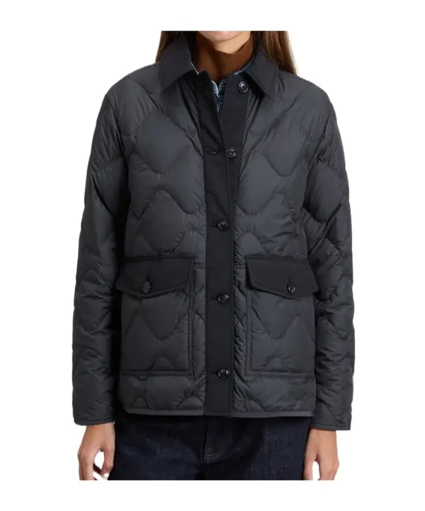 Woolrich Heritage Quilted Stand-up Collar Jacket