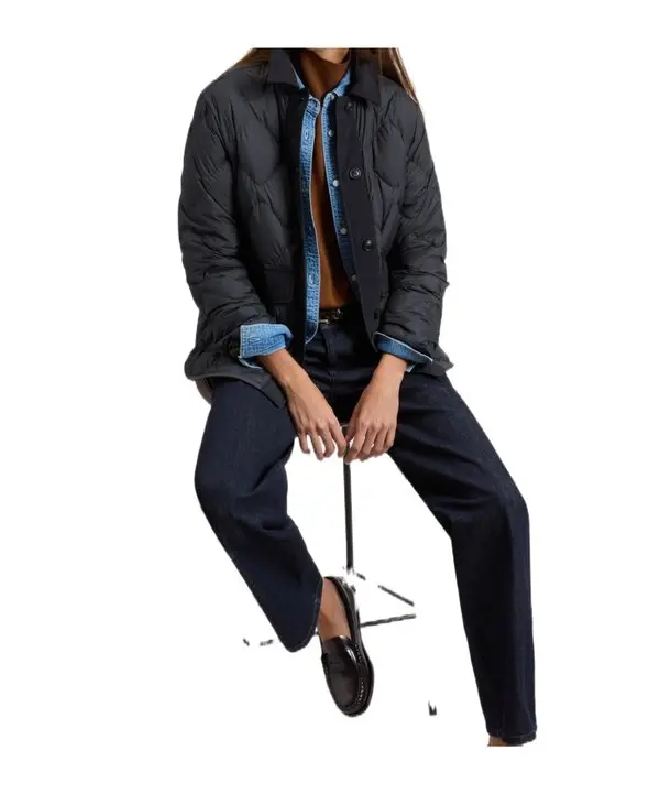 Woolrich Heritage Quilted Stand-up Collar Jacket