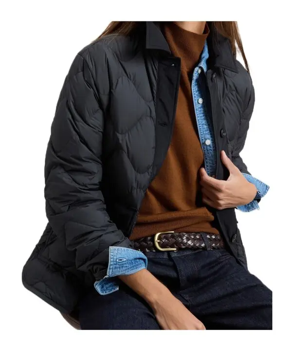 Woolrich Heritage Quilted Stand-up Collar Jacket