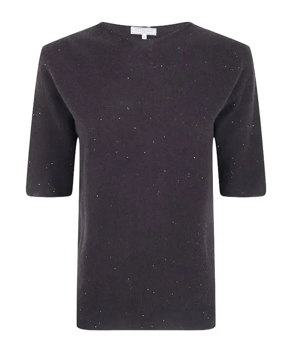 Antonelli Firenze Round Neck Short Sleeve Sweater