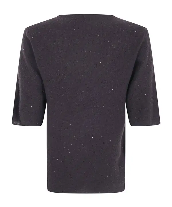 Antonelli Firenze Round Neck Short Sleeve Sweater