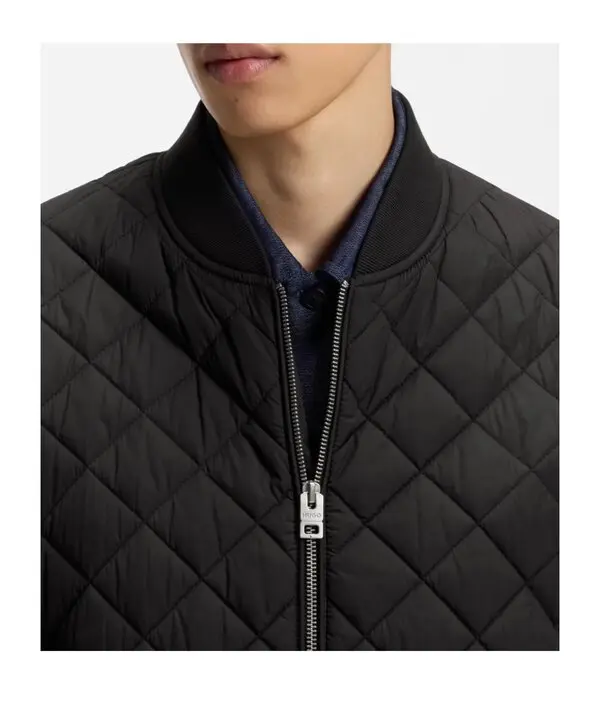 Hugo Boss Water-repellent Jacket In Mixed Materials