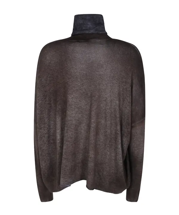 Avant Toi Drop-shoulder Roll-neck Pullover