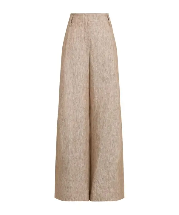 Brunello Cucinelli Pleated A-line Trousers