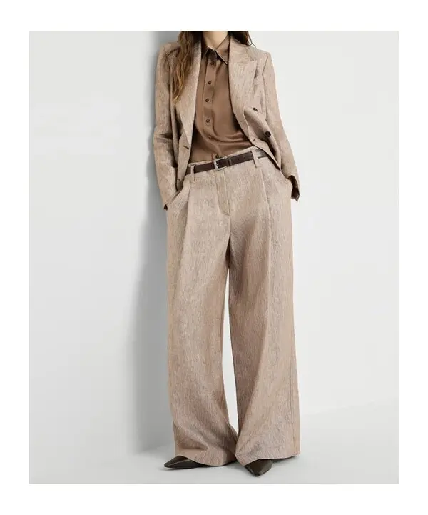Brunello Cucinelli Pleated A-line Trousers