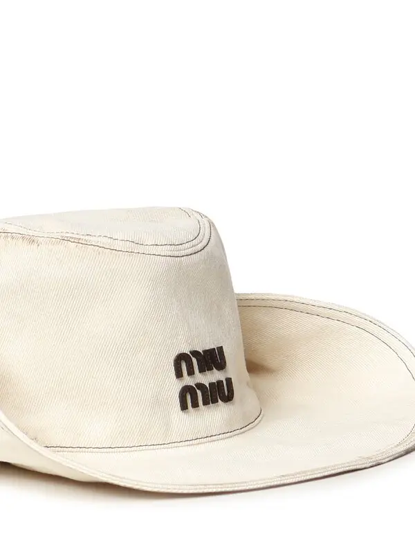 Miu Miu Logo Bucket Hat