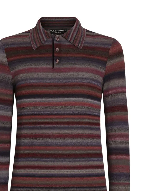 Dolce & Gabbana Long-sleeve Polo Shirt