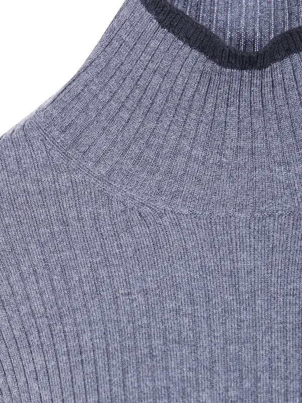 Mantū Ribbed Turtleneck Sweater - No