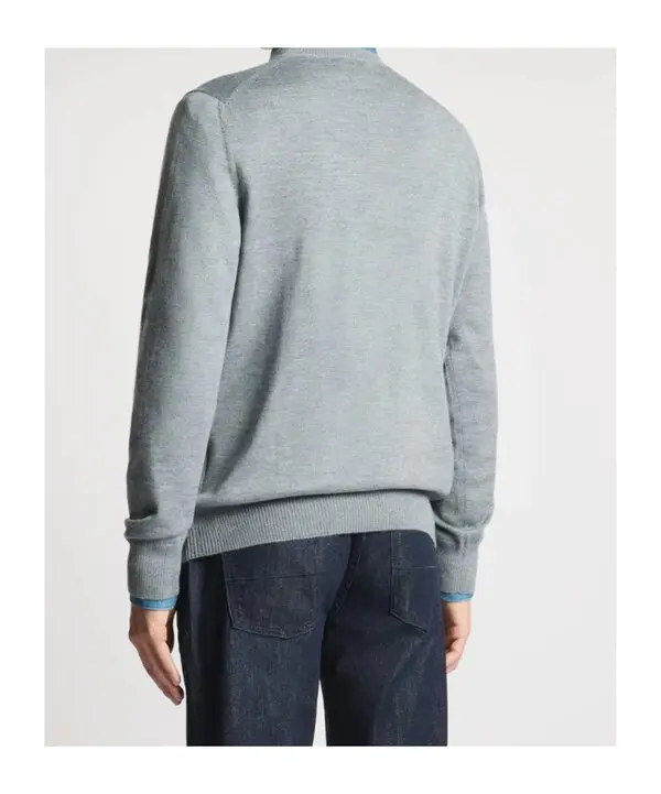 FAY Round-neck Pullover In Merinos Wool