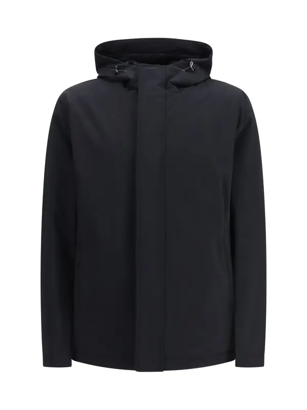 Herno Hooded Zip-up Jacket