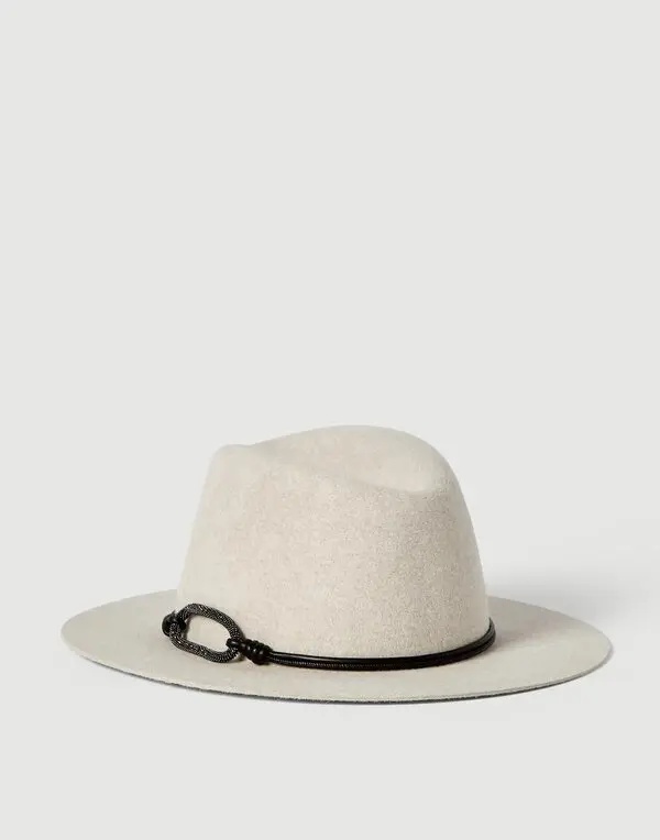Brunello Cucinelli Wide Brim Felt Fedora