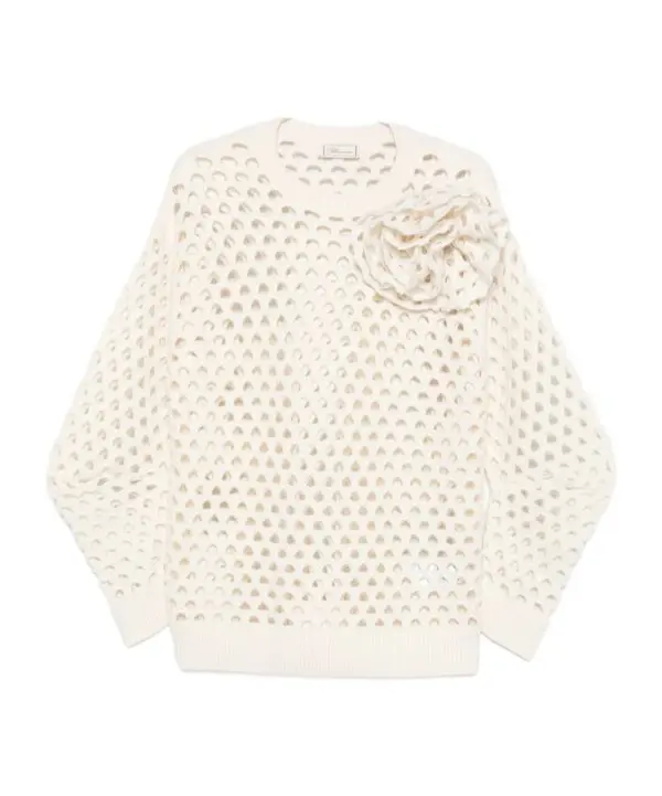 Blumarine Crew-neck Knit Top