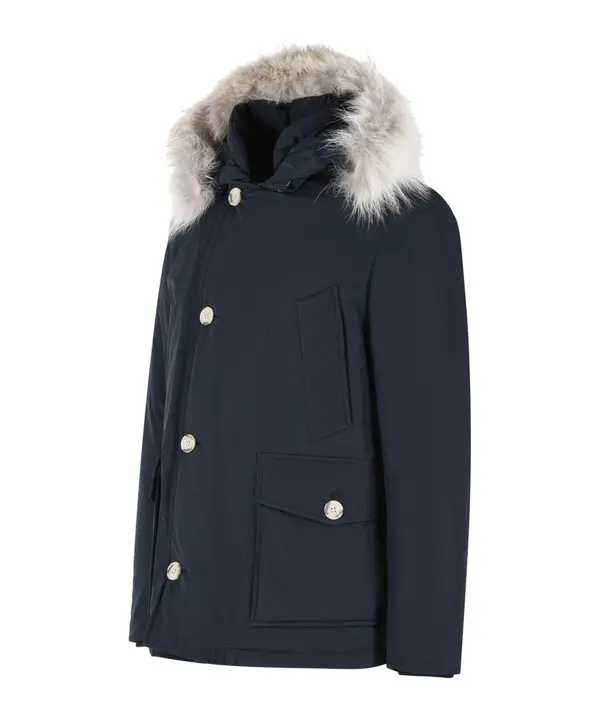 Woolrich Long-sleeved Hooded Parka Coat