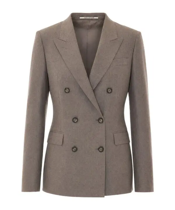 Tagliatore Double Breasted Peak Lapel Blazer