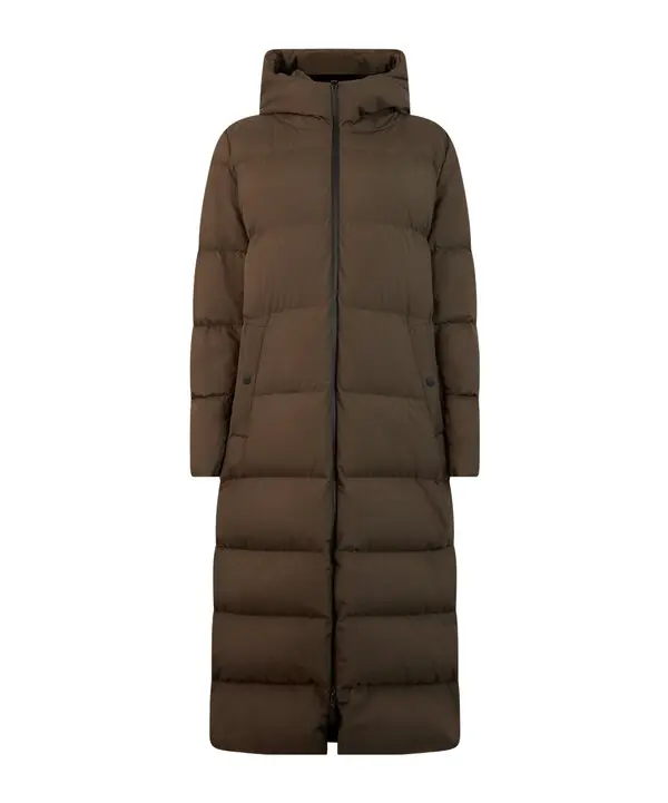 Herno Zip-up Hooded Long Coat