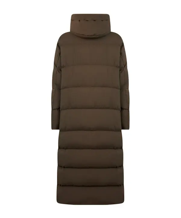 Herno Zip-up Hooded Long Coat