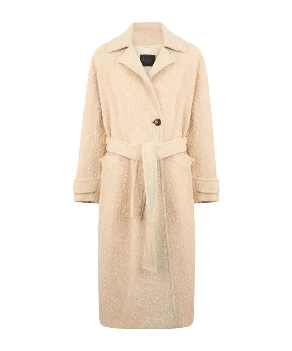 Herno Belted Textured Coat