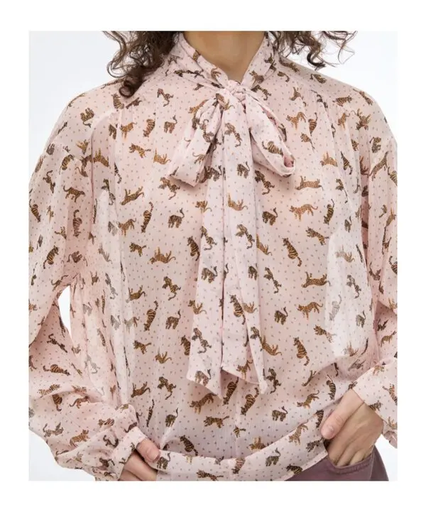 IBLUES Tie-neck Shirt