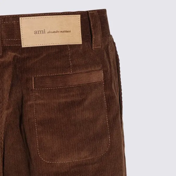 AMI Paris Casual Trousers With Belt Loops