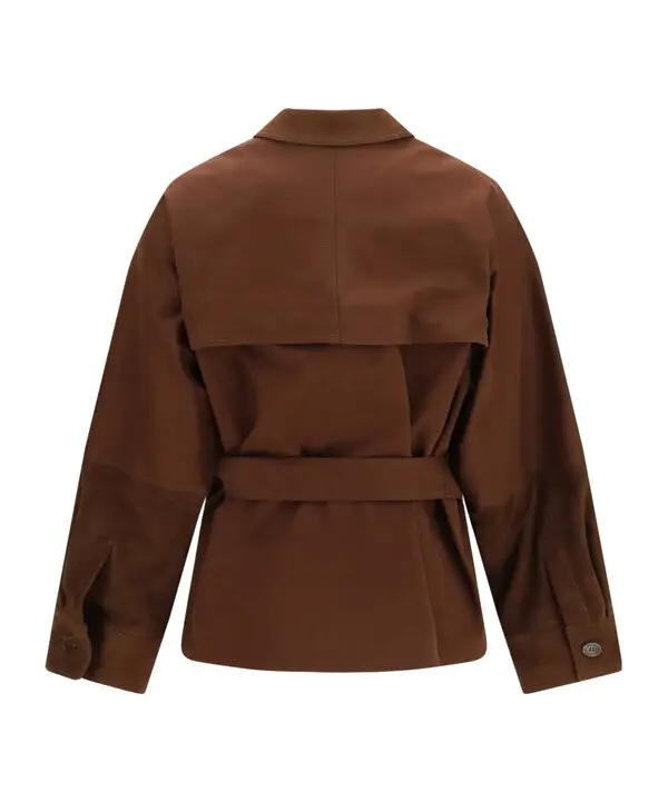 Fabiana Filippi Suede-accent Casual Jacket