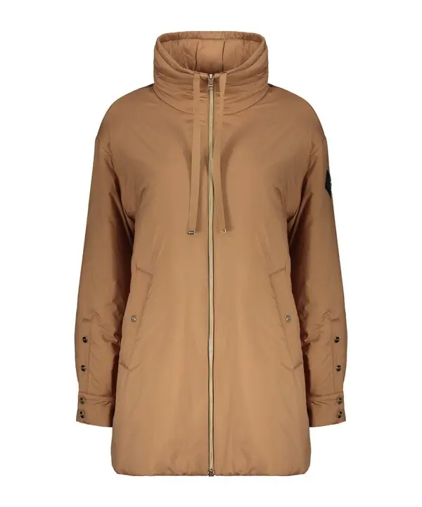 Herno Casual Jacket With A Hood And Stand Collar