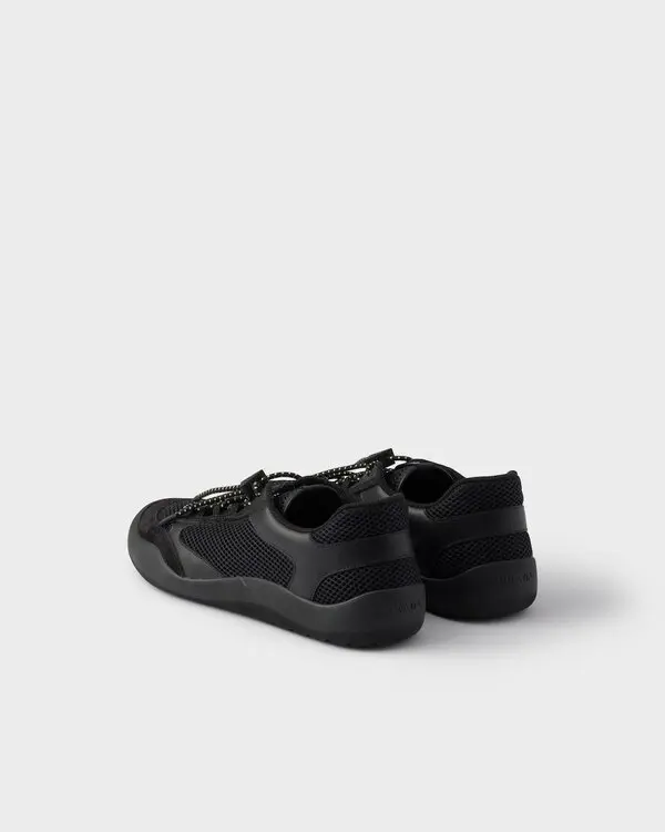 Prada Speedrock Mesh Fabric Sneakers