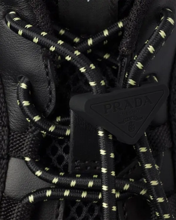 Prada Speedrock Mesh Fabric Sneakers