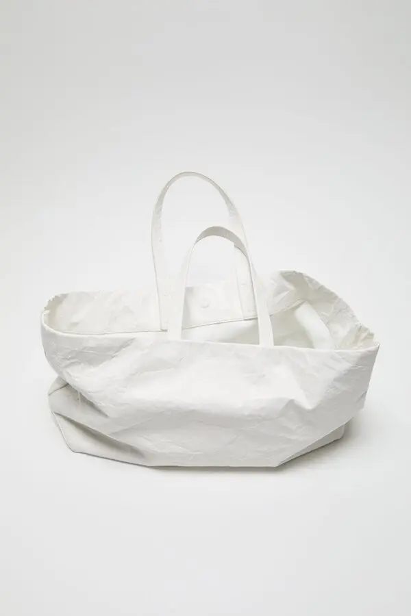 Acne Studios Leather Tote With Logo