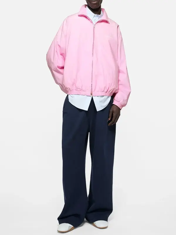 Acne Studios Washed Logo Jacket - Light Pink