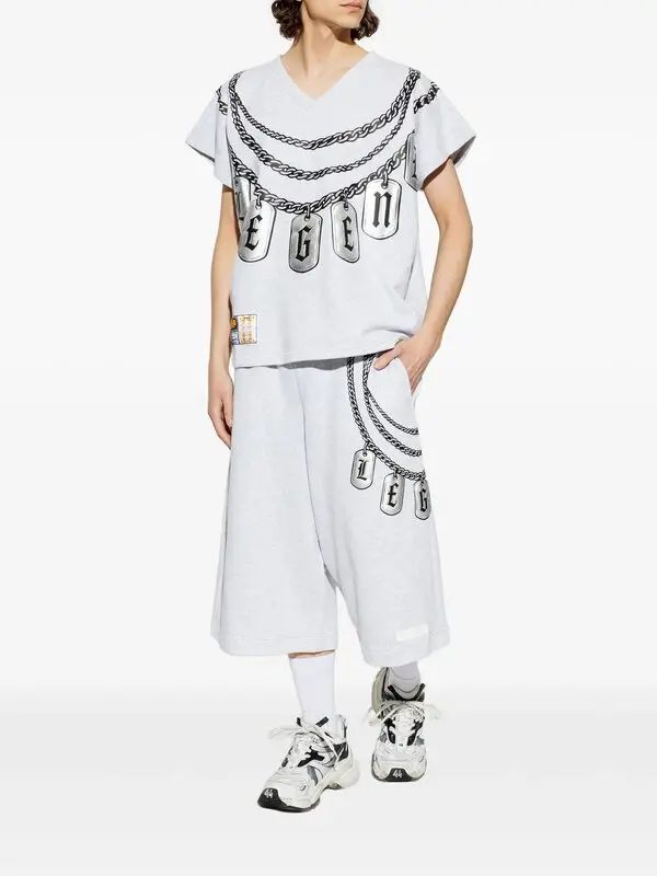 PDFCHANNEL Chain Print Shorts