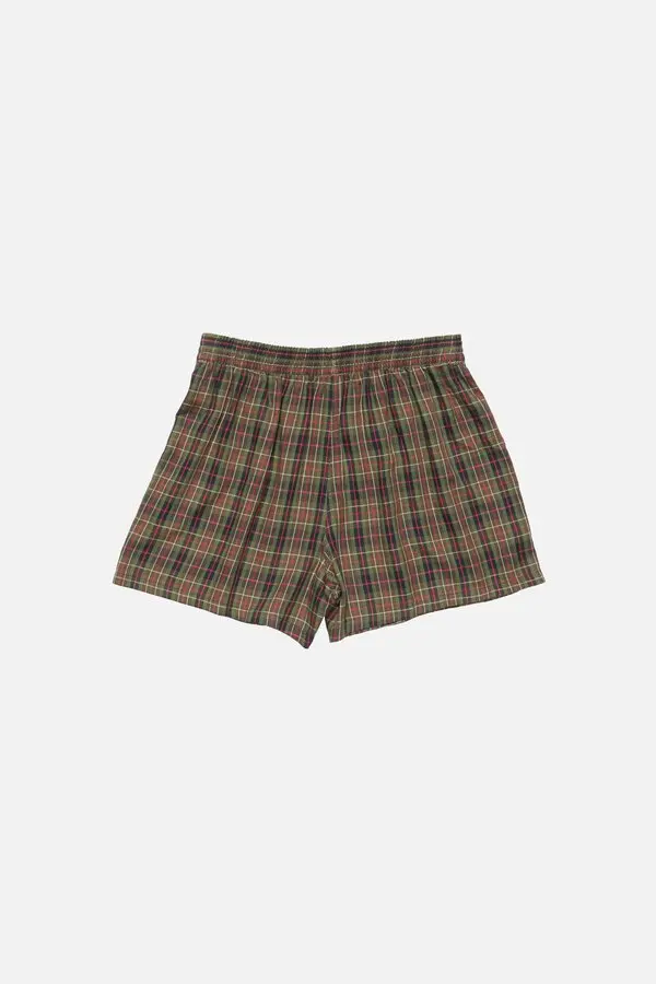 Acne Studios Plaid Casual Shorts