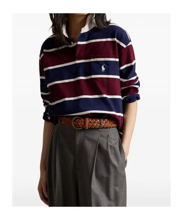 Polo Ralph Lauren Long-sleeve Striped Polo Shirt