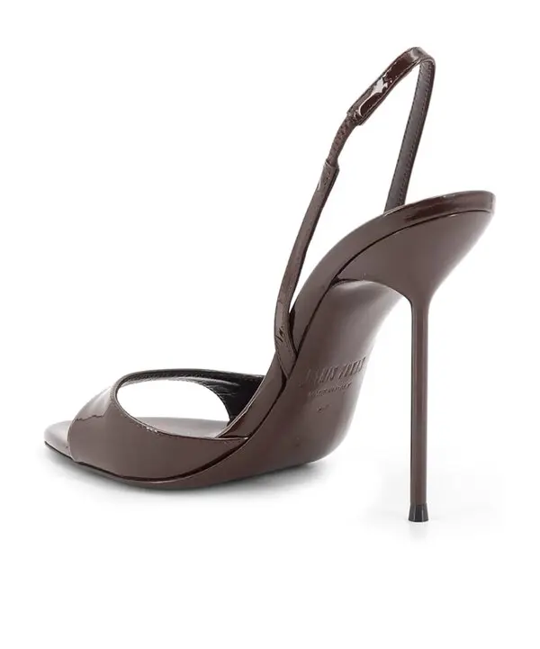 Paris Texas Lidia Slingback Sandals - Brown