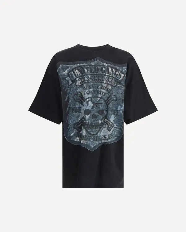 PDFCHANNEL Pdf Graphic Printed Crewneck T-shirt