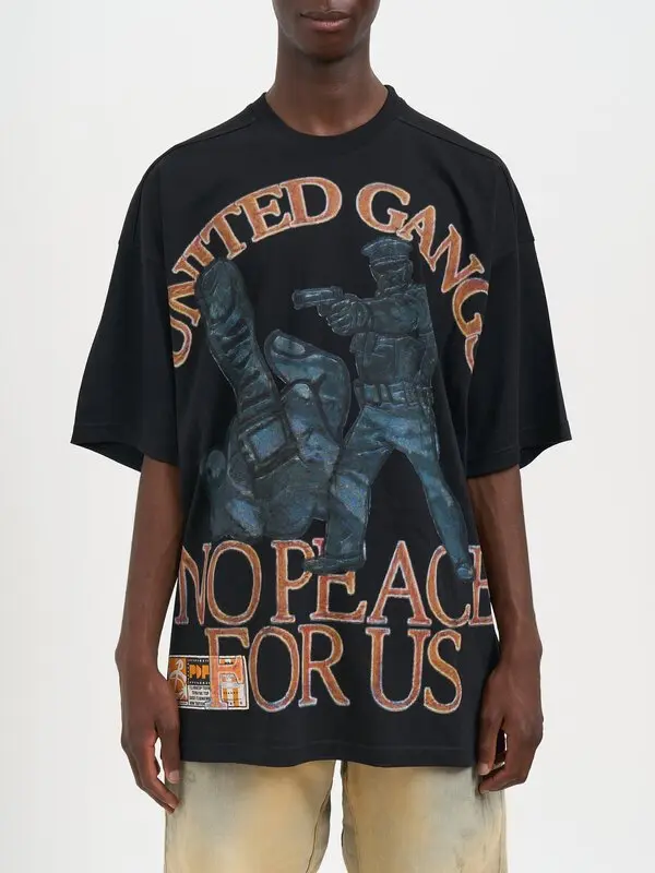 PDFCHANNEL Pdf Graphic Printed Crewneck T-shirt