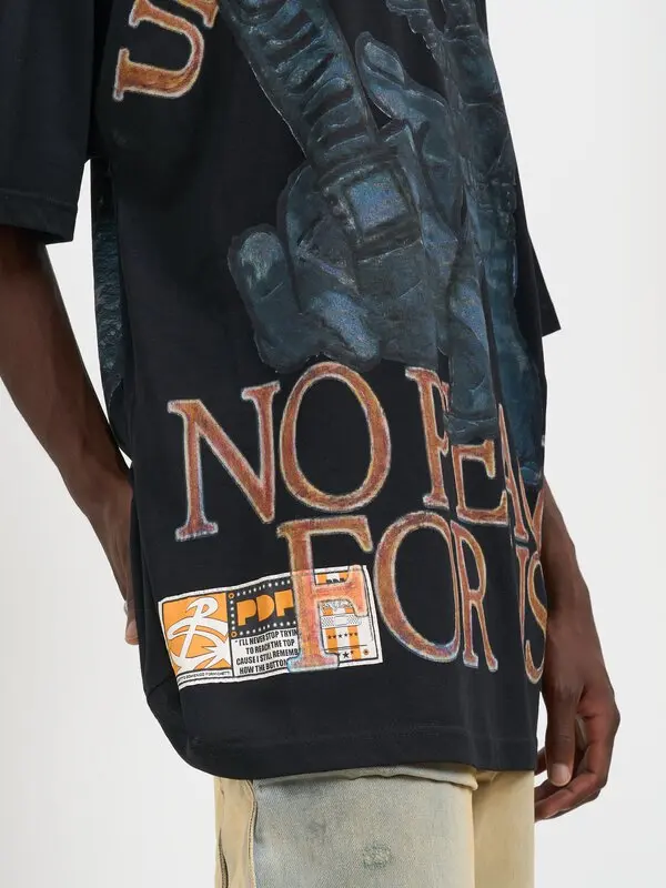 PDFCHANNEL Pdf Graphic Printed Crewneck T-shirt