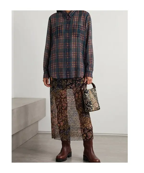 Dries Van Noten Cheers Checked Shirt - Multicolour