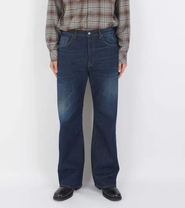 Acne Studios Regular Fit Jeans 2021m - Dark Blue