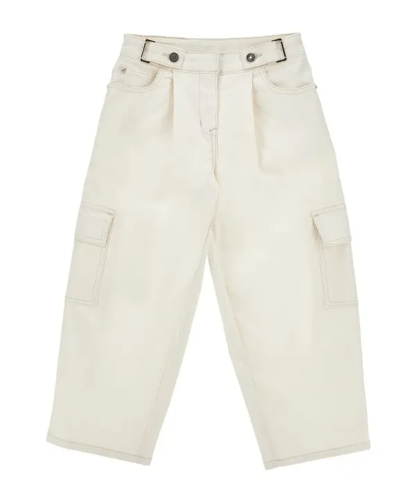Ermanno Scervino Pleated Cargo-pocket Jeans
