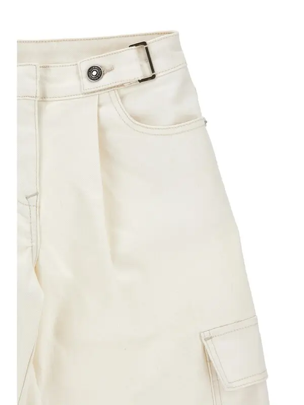 Ermanno Scervino Pleated Cargo-pocket Jeans