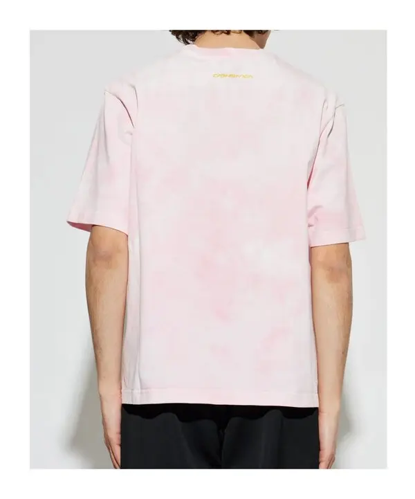 Casablanca Floral Logo Printed T-shirt