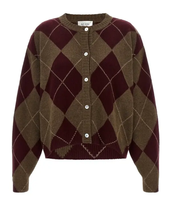 BE YOU Crew-neck Cardigan