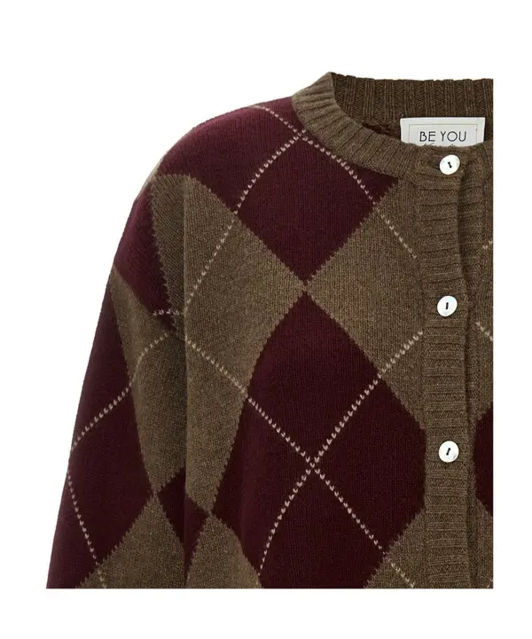 BE YOU Crew-neck Cardigan