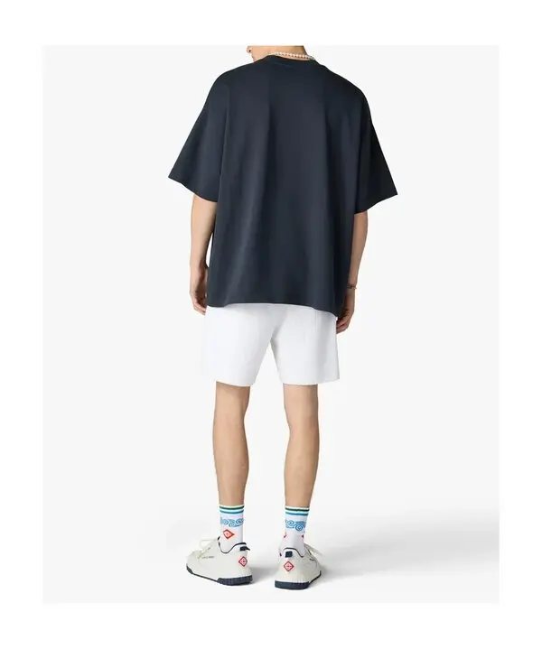 Casablanca Striped Velvet Shorts