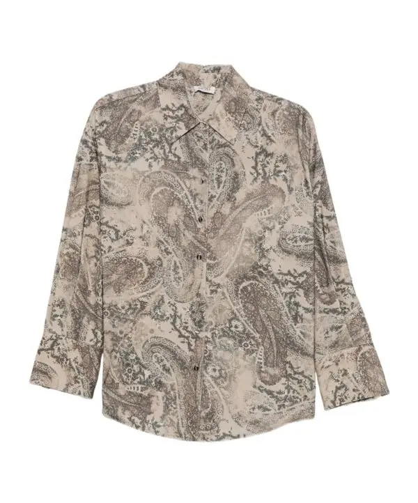 Liu Jo Paisley-print Long-sleeve Shirt
